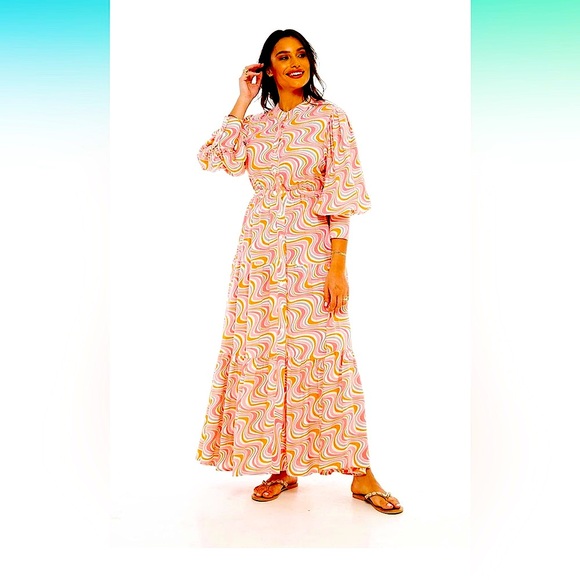 Skemo | Dresses | Dream Wave Camille Long Dress Coral | Poshmark